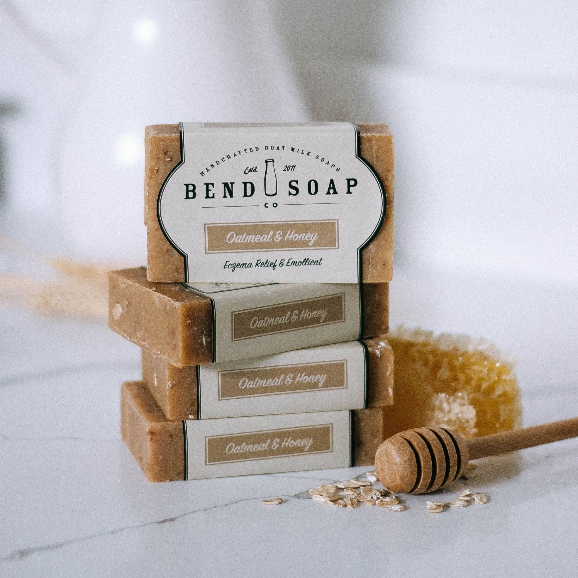 Oatmeal Honey Goat Milk Soap Bend Soap Company