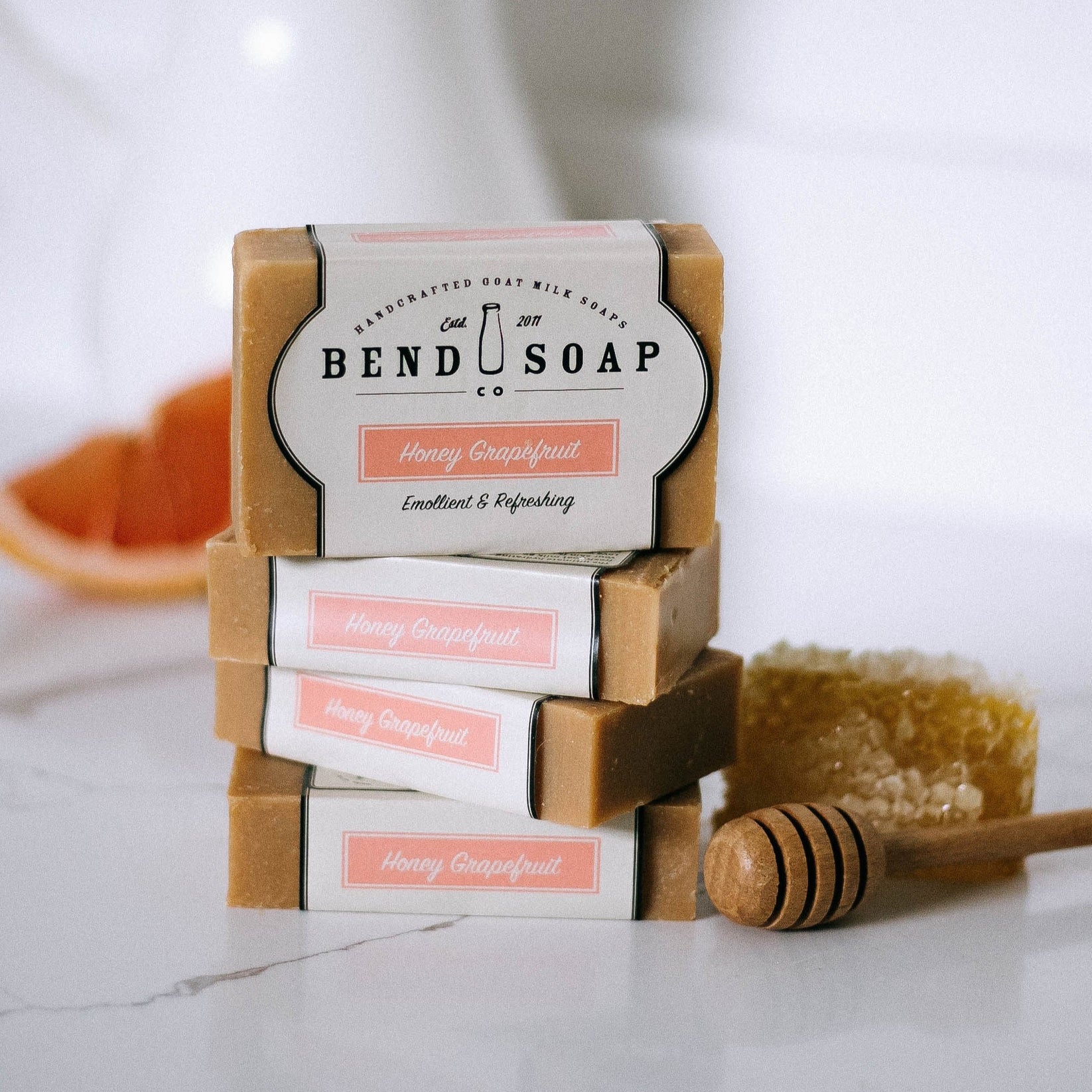 Honey Grapefruit Goat Milk Soap | Bend Soap Company